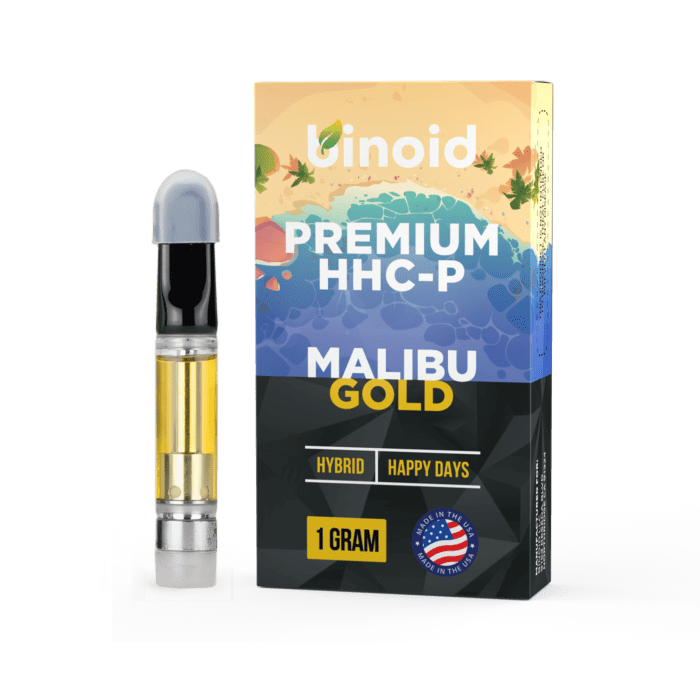 HHC-P VAPE CARTRIDGE – MALIBU GOLD – DopeBoo