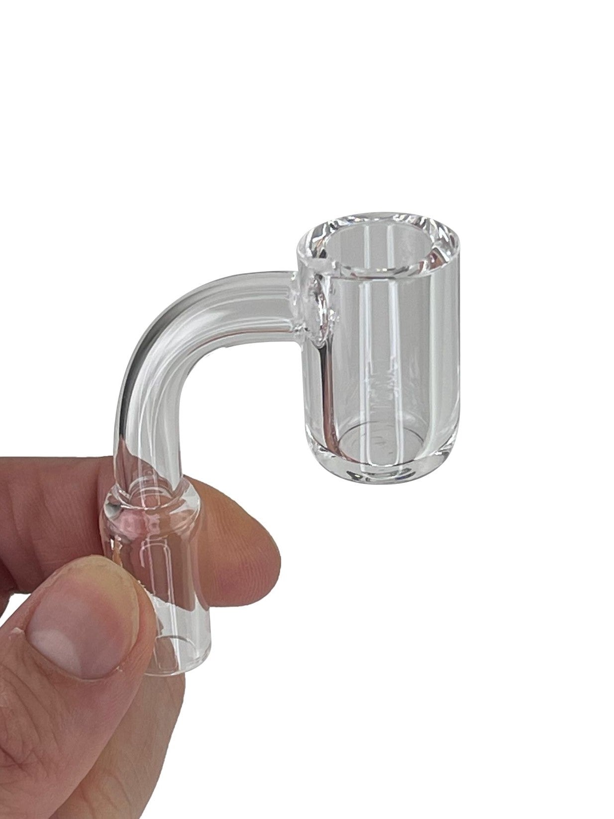 Flat Top Polished Quartz Banger 14mm Male Joint Nail - 90 Degree – DopeBoo