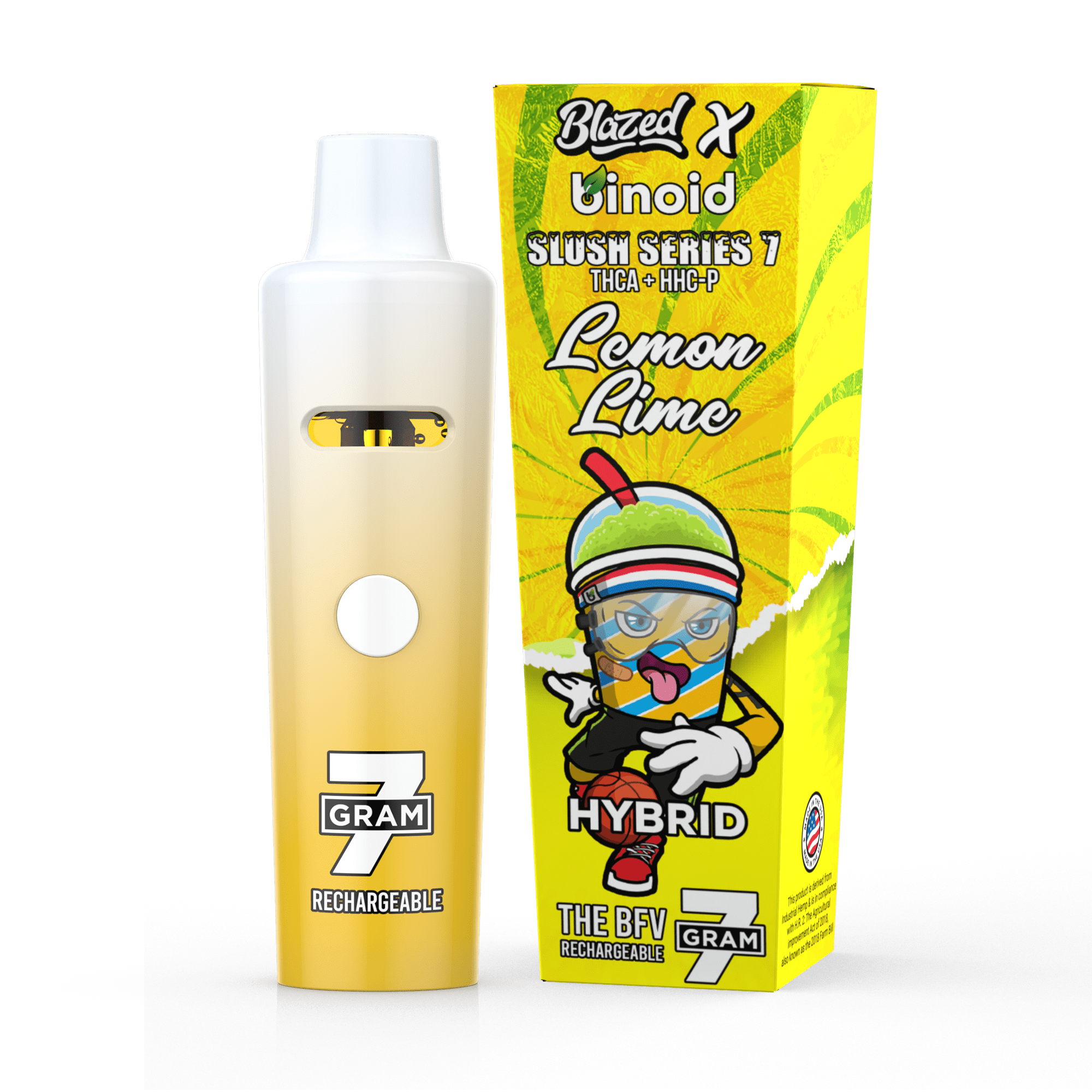 7 GRAM THCA DISPOSABLE VAPE – SLUSH SERIES – BLAZED X BINOID – DopeBoo