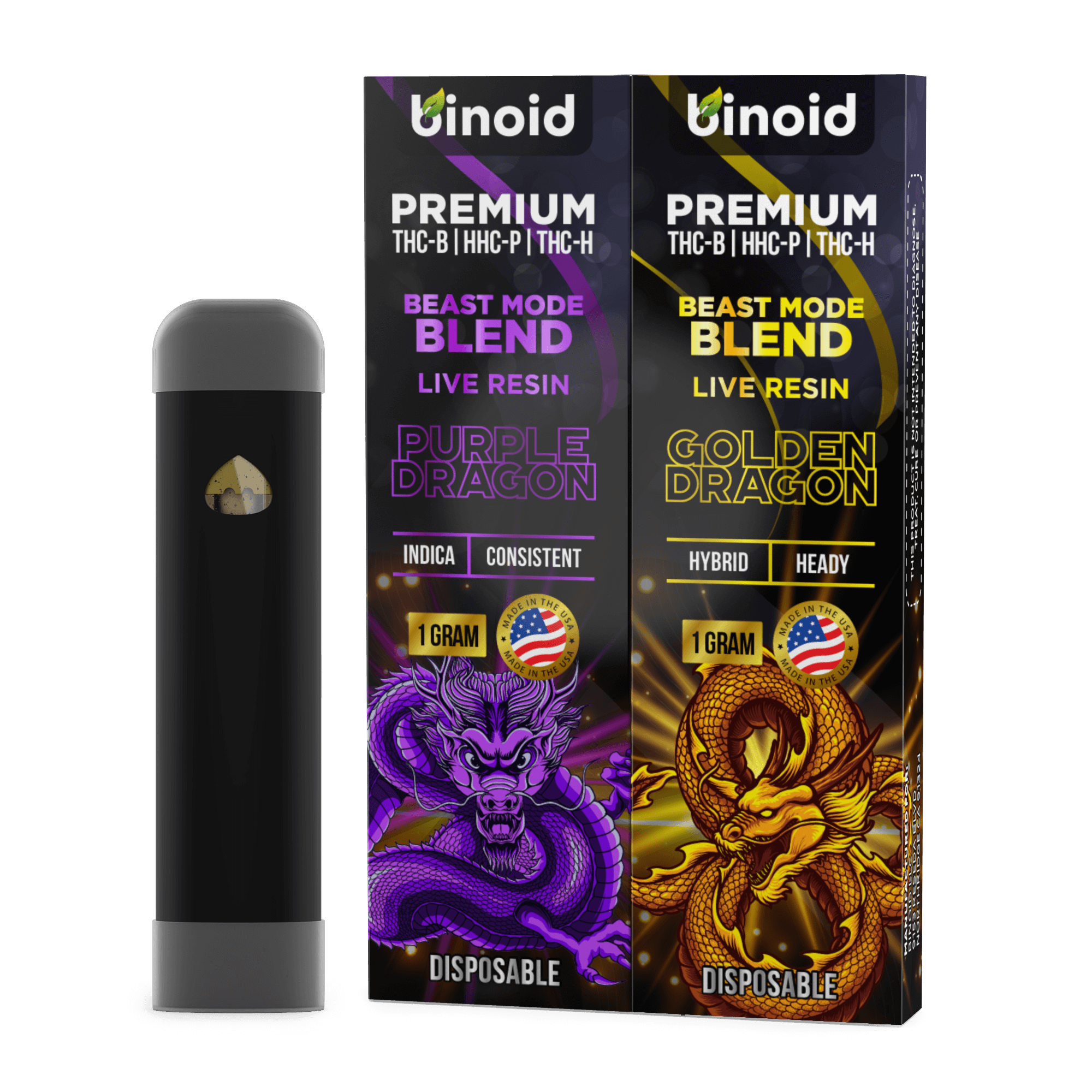 BEAST MODE BLEND LIVE RESIN DISPOSABLE – 2 PACK COMBO – DopeBoo