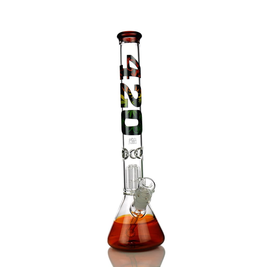 420 Glass Beaker Bong Made In Usa – DopeBoo