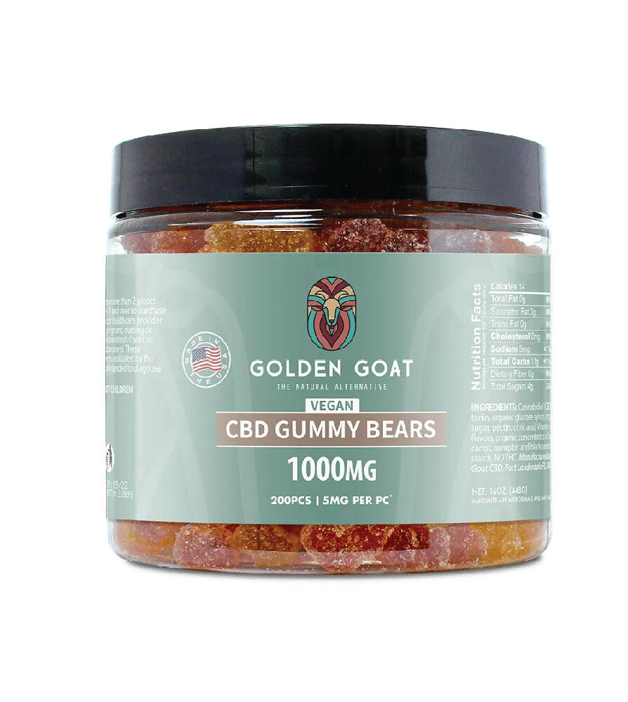 CBD Vegan Gummies 1000MG - Clear Bears – DopeBoo