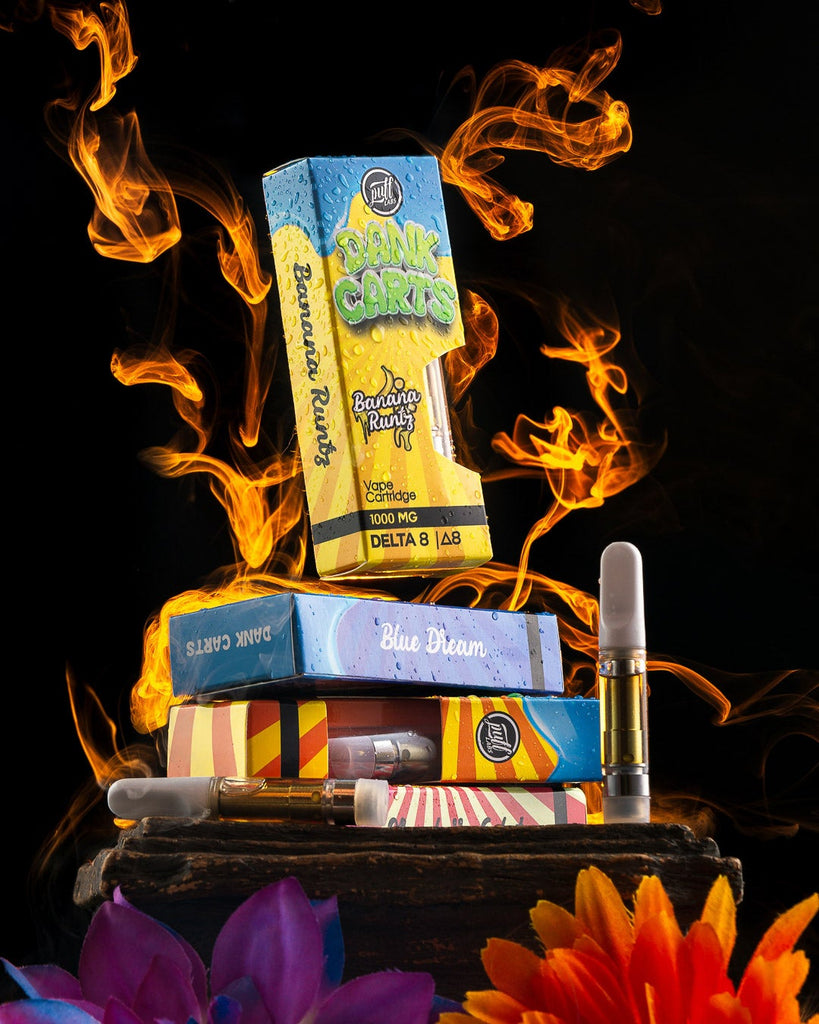 Delta-8 Dank Carts Vape Cartridge: Banana Runtz – DopeBoo
