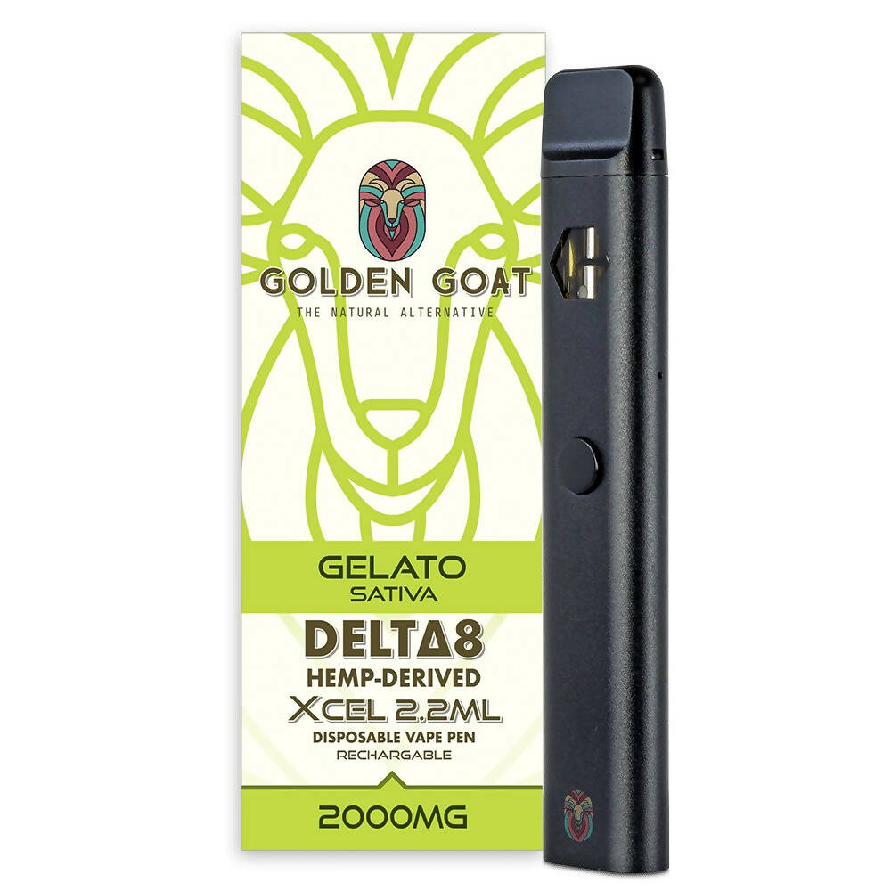Delta-8 THC Vape Device, 2000mg, Rechargeable/Disposable - Gelato – DopeBoo
