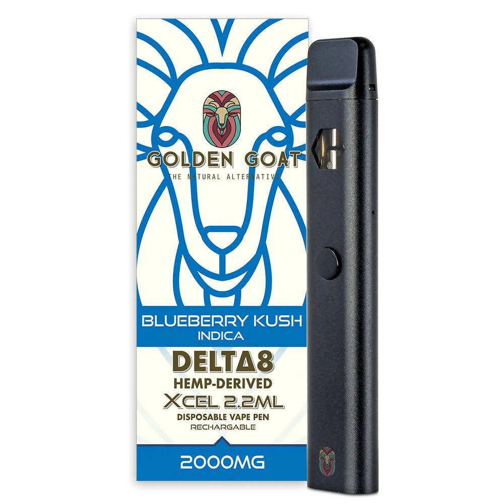 Delta-8 THC Vape Device, 2000mg, Rechargeable/Disposable - Blueberry K ...