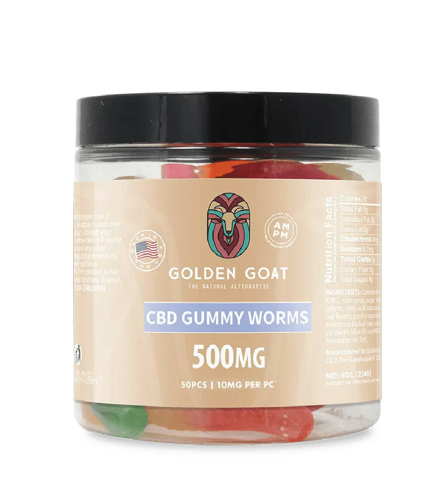 CBD Gummies 500MG -Clear Worms – DopeBoo
