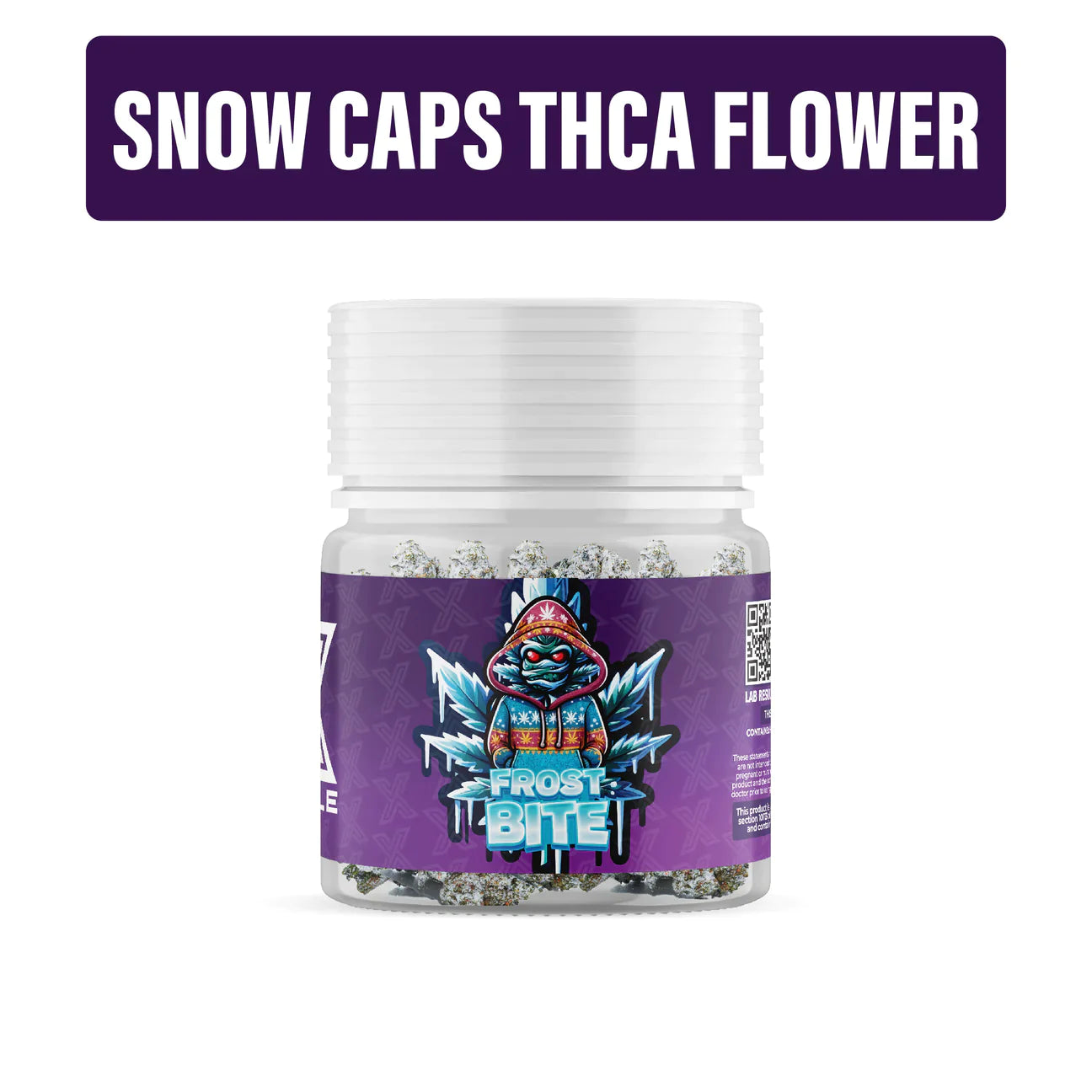 THCA FLOWER - XHALE - SNOWCAPS - 3.5G – DopeBoo