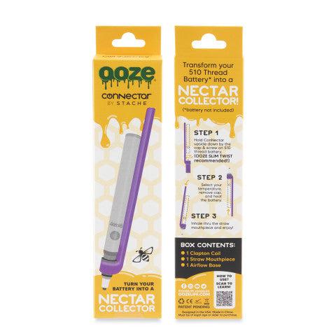Ooze x Stache ConNectar - 510 Thread Dab Straw Vape Pen Attachment ...