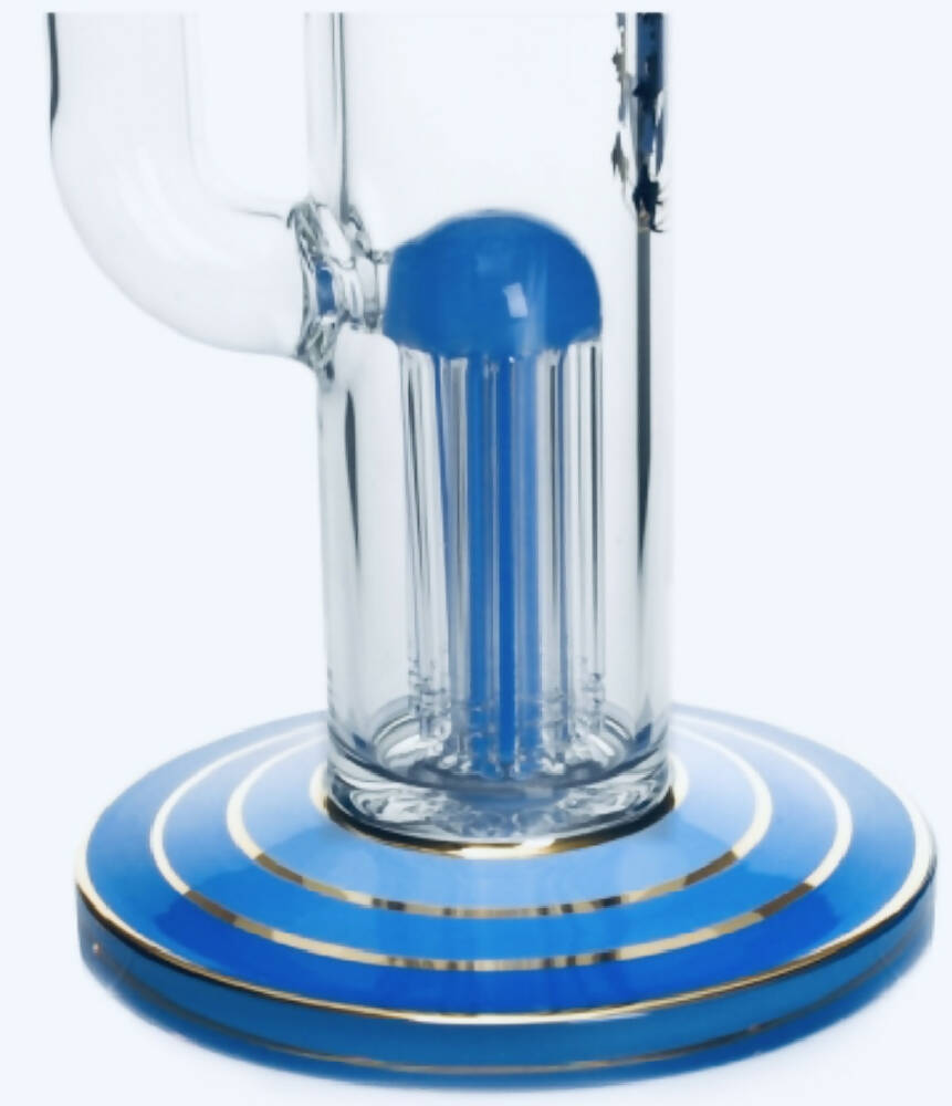 17.5 Inches Percolator Bong With 8 Arm Tree Perc & Ice Catcher – DopeBoo